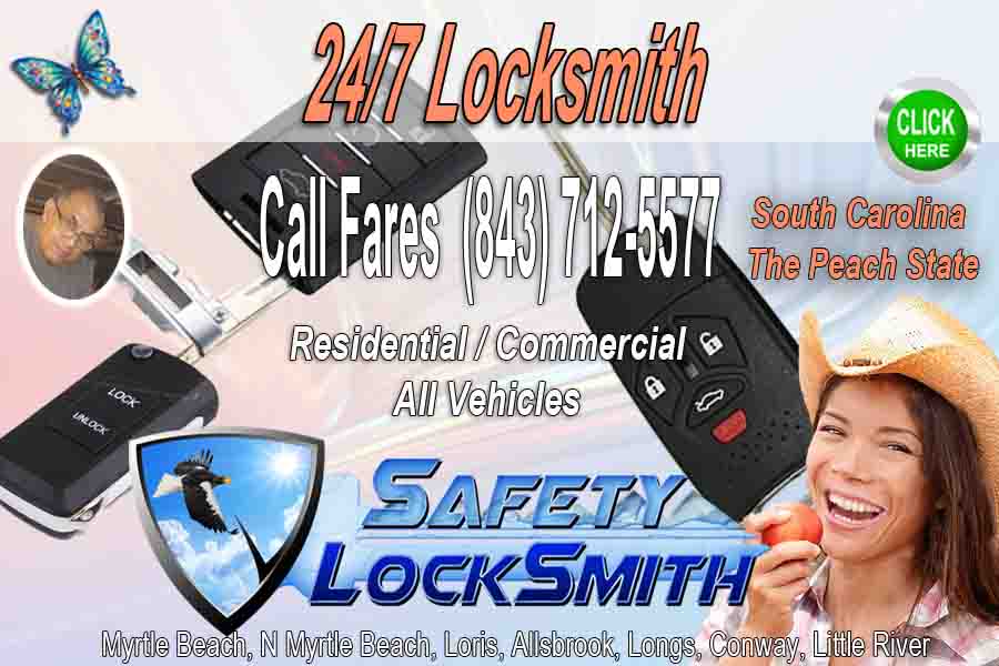 Car Lockout - Safety Locksmith Call Me "Fares" 843-712-5577